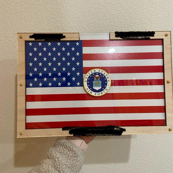 Personalized Guest Book/flag/navy/army/air Force/military/armed Forces ...