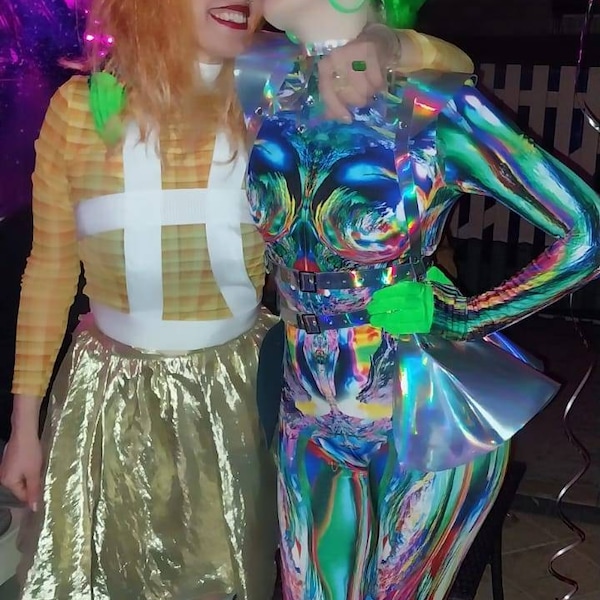 Yellow Rave Bodysuit, Festival Bodysuit for Women, Festival Clothing ...