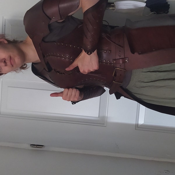 Female Armor Corset Cybele Full Set Larp Armor Original Cosplay