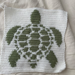 PDF Crochet Turtle Wall Hanging Pattern Crochet Home Decor Tapestry Sea ...