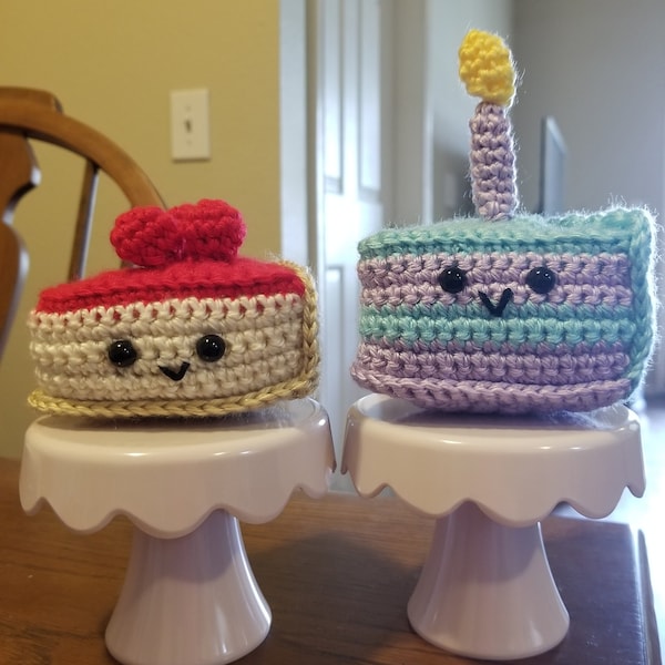 CROCHET PATTERN: Cherry Cheesecake Play Food, Amigurumi Downloadable ...