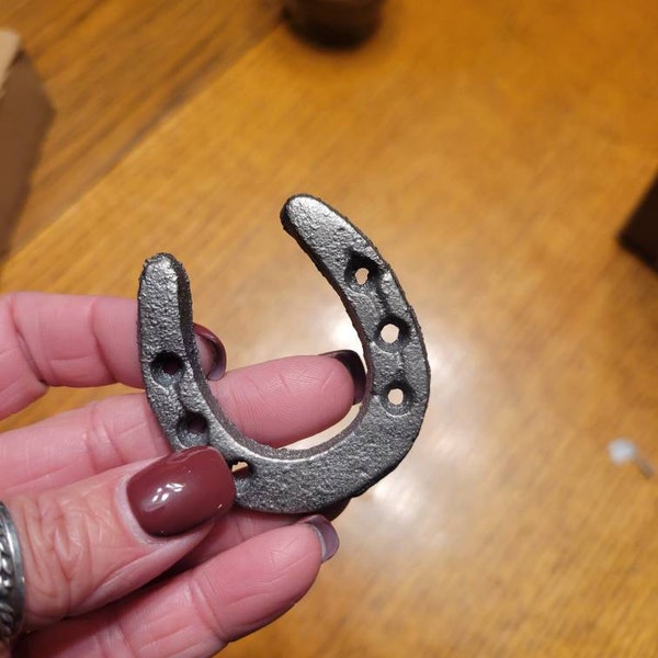 100 Small Cast Iron Horseshoe Cast Iron Metal Horseshoes Good Luck ...