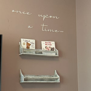 Script Once Upon A Time Sign for Nursery or Playroom Free 3-5 Business ...