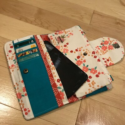 Mia Everyday Wallet Bagstock Sewing Pattern PDF Sewing - Etsy