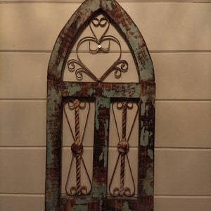 3 French Country Wood Metal Window Frame Architectural Frame - Etsy