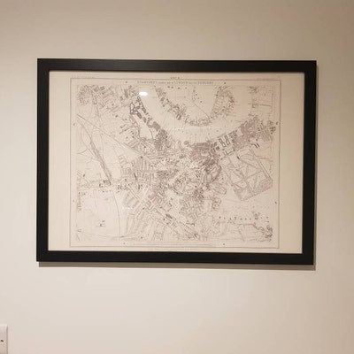 Map of CANALS and Navigable Rivers William Swire 1888 Rare Exceptional ...