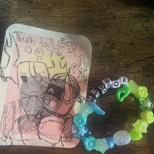 Custom Character/fandom/name Kandi Bracelets - Etsy
