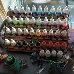 40 Bottle Vallejo/army Painter Modular Paint Rack - Etsy