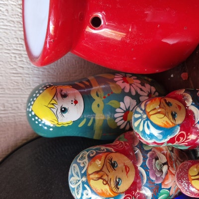 Vintage Devon Ware Scalloped Edged Hand Painted Ceramic Trivet/cake ...