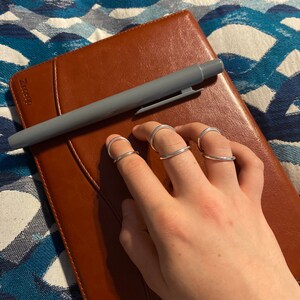 14k Rose Gold Fill Splint Ring mallet Finger Ring | Etsy