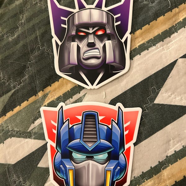 Transformers Optimus Prime Autobot Vinyl Sticker - Etsy