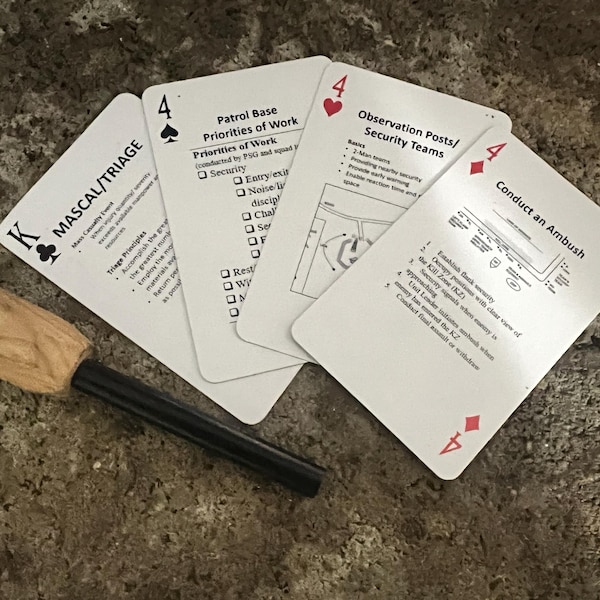 Field Cards- Survival - Etsy