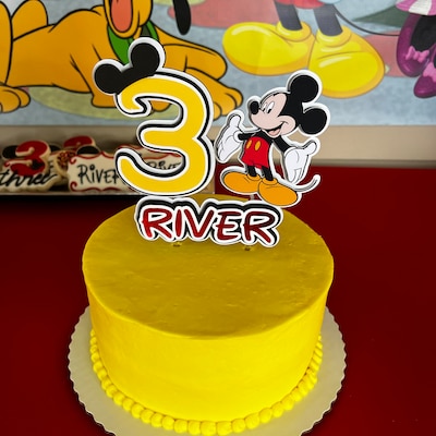 Mickey Mouse Pluto Cake Topper - Etsy
