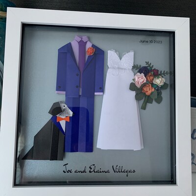 Two Groom's Wdding Frame / Personalised Gay Wedding Gift / Anniversary ...