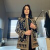 Red Embroidered Shawl Scarf Wrap Palestine Jordan Heritage Traditional ...