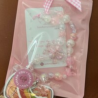 Pink Bow Tie Phone Charm Strap, Phone Lanyard, Phone Accessory, Gift ...