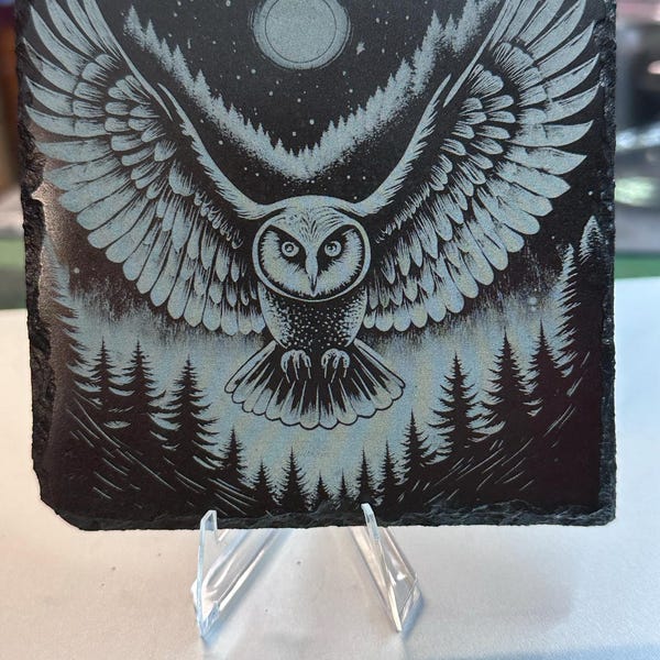 Rustic Cottage Laser, PNG Slate Laser Burn, Engrave File, Lake Mountain ...