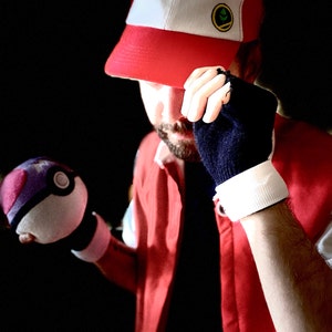 POKEMON GO Trainer Red Cap Nintendo Embroidered Hat Anime - Etsy