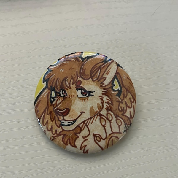 Custom Furry Fursona Badge | Furry Badge Commissions | Fursona Fursuit ...