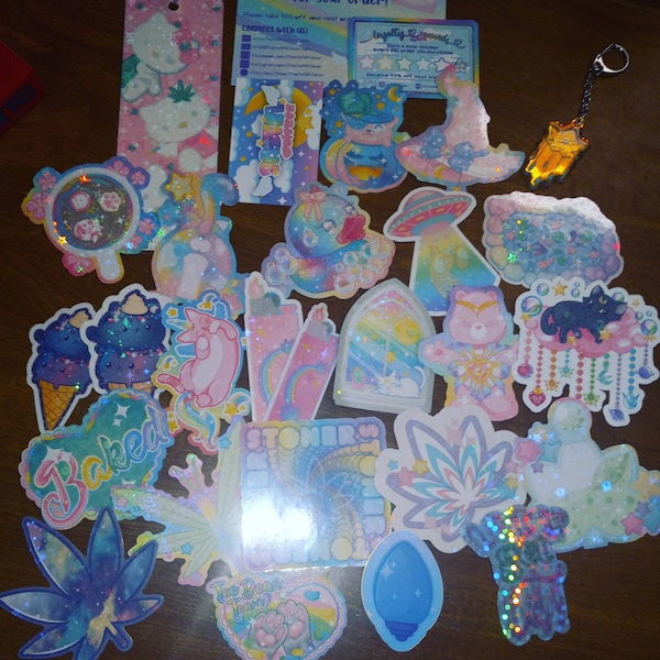 Galaxy Cat Cone Holo Sticker | Cat Stickers, Galaxy Cats, Cat Ice Cream ...