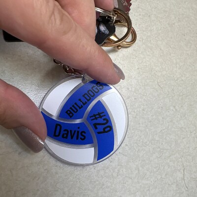 Name Tag Add on for Volleyball Ribbon Lei Necklace for / Grad Lei ...