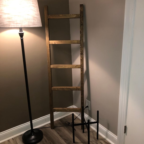 Farmhouse Rustic Blanket Ladder Quilt Ladder Decorative - Etsy