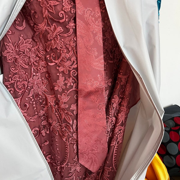 Desert Rose Ties. Rosewood Ties for Men Wedding. Azazie Desert Rose Tie ...