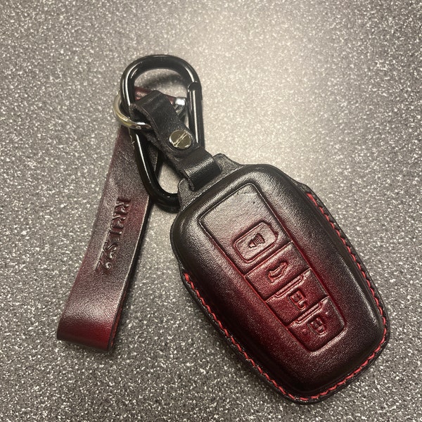 Leather Car Key Cover, Key Fob Holder Camry Avalon Corolla RAV4, Prius ...