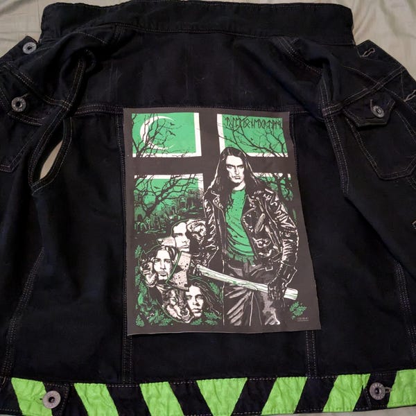 Samhain Danzig Werewolf Demon Patch , Back Patch Size , Heavy Metal ...