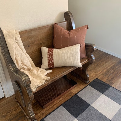 IN STOCK: Harvest Church Pew Bench / Foyer, Entryway Furniture ...