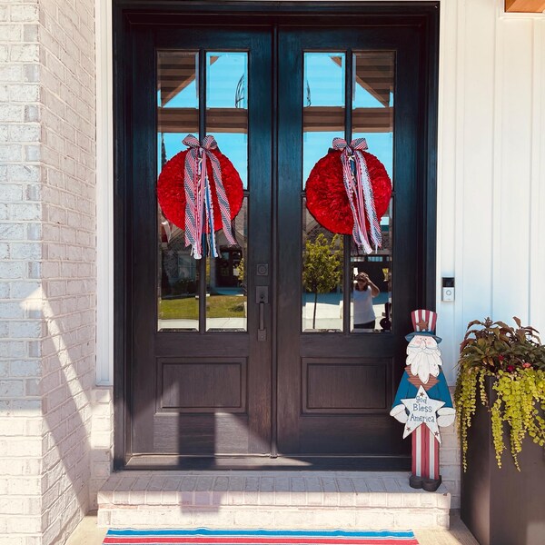 Deep Blue Coffee Filter Wreath - Etsy