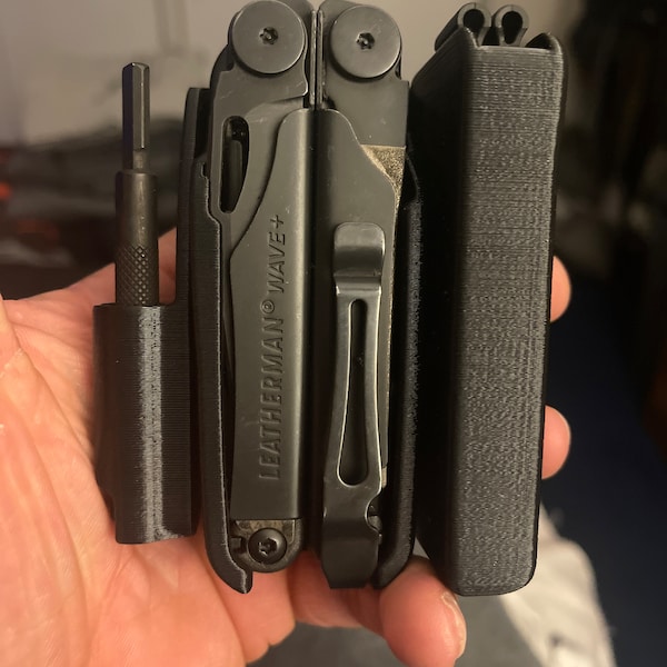 Sheath for Leatherman Wave + Plus and Bit Kit Ratchet Driver Extender ...