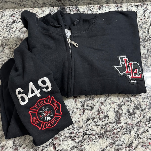 Fire Logo Embroidery Design | Firefighter Rescue Embroidery Design ...