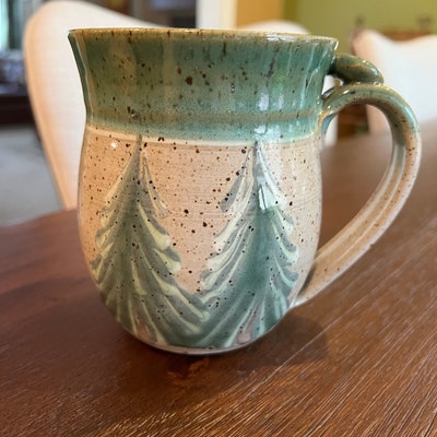 Winter Tree Ceramic Coffee Mug - Etsy