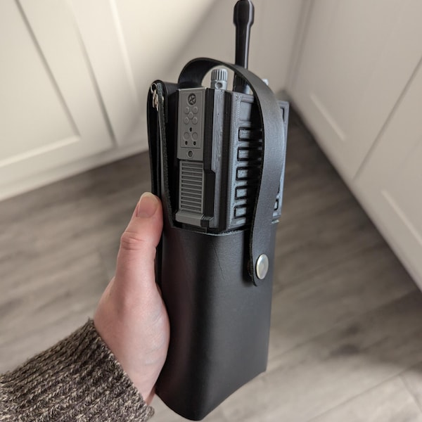 Ghostbusters Walkie Talkie Motorola MT500 Radio Leather Holster ...