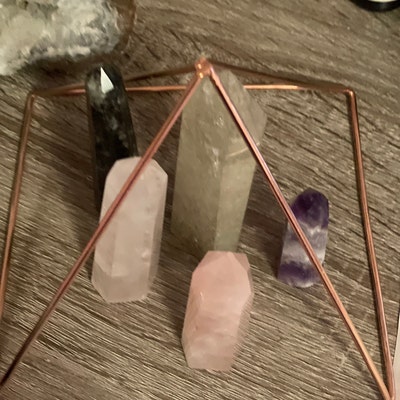Pure Copper Pyramid Energizer for Energizing Crystals, Pendulums and ...