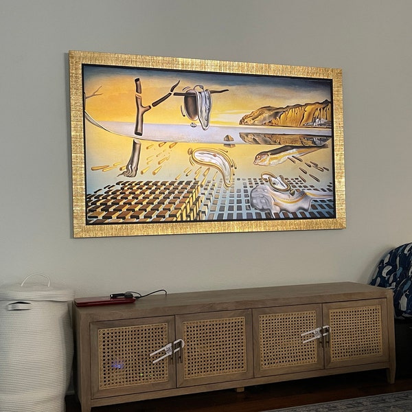 Modern Gold TV Frame for Samsung the Frame, TCL, Hisense - Handmade ...