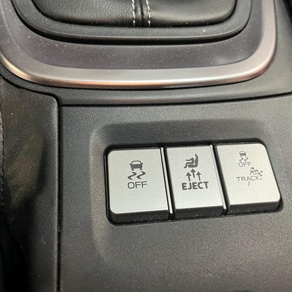 Eject Blank Button Decal Sticker for Scion FRS, Subaru BRZ, Toyota 86 ...