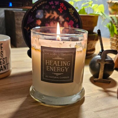 Healing Energy Candle Negative Energy Cleansing Soy Aromatherapy Candle ...