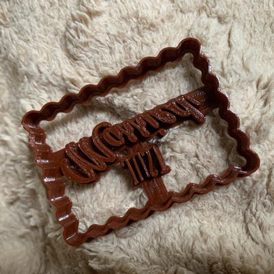 Custom Square Name Cookie Cutter personalized Name Cookie Cutter ...