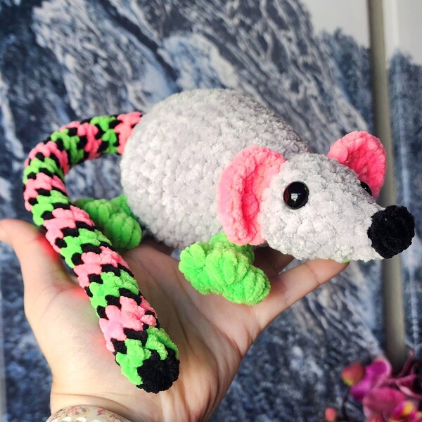 PDF Two Headed Lab Rat Crochet Pattern Instant Download, Halloween ...