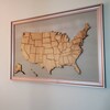 Rustic USA Map, Travel Gift, United States Travel Map, Wall Art, DIY ...