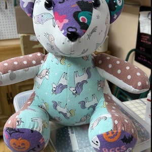 Keepsake Bear Out of Baby Clothes // Gift for Mom // Memory Bear ...