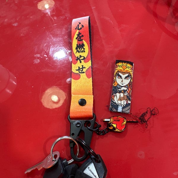 10 Shadows Megu Jelly Strap // Anime Keystrap Keychain Lanyard - Etsy