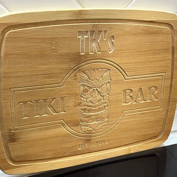 Tiki Bar Svg, Tiki Bar Sign Cnc File, Cnc Tiki Sign File, Mancave Tiki ...
