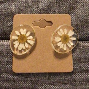 3 Pcs Real Pressed Flower Hair Clips Set of Three Floral | Etsy