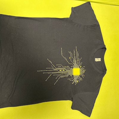 Cool Computer Geek T-shirt for Men With cpu Print Gamer Gift Size S ...