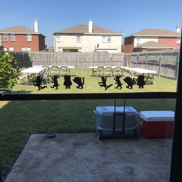 Where the Wild Things Are Party Chalkboard Vinyl Stickers Wild One ...