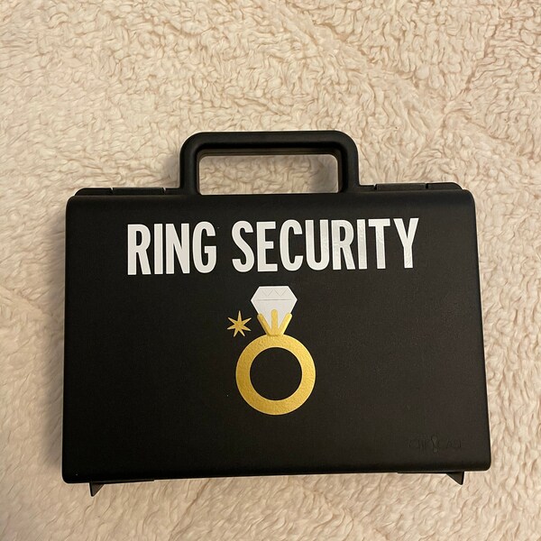 Ring Security Briefcase, Ring Bearer Briefcase, Ring Security Case ...