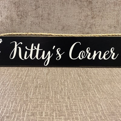Cat Sign/cat Name Sign/cat Lover Gift/cat Lover Christmas Gift/cat ...